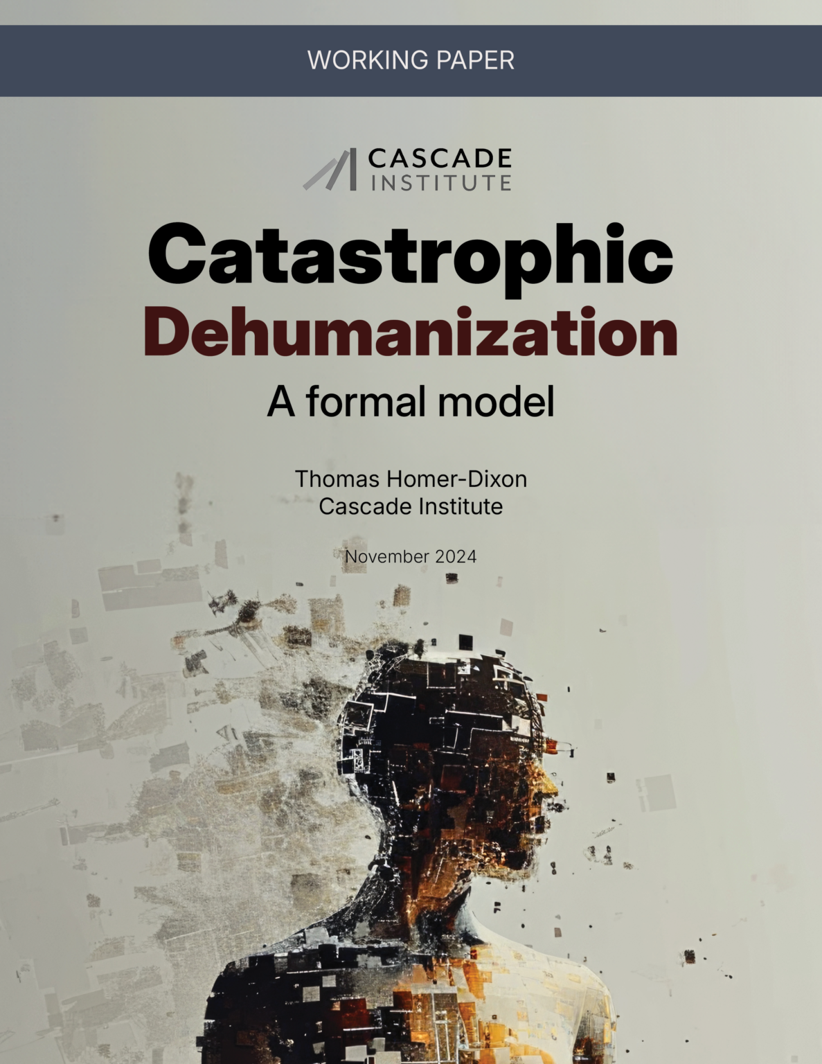 Catastrophic Dehumanization: A formal model