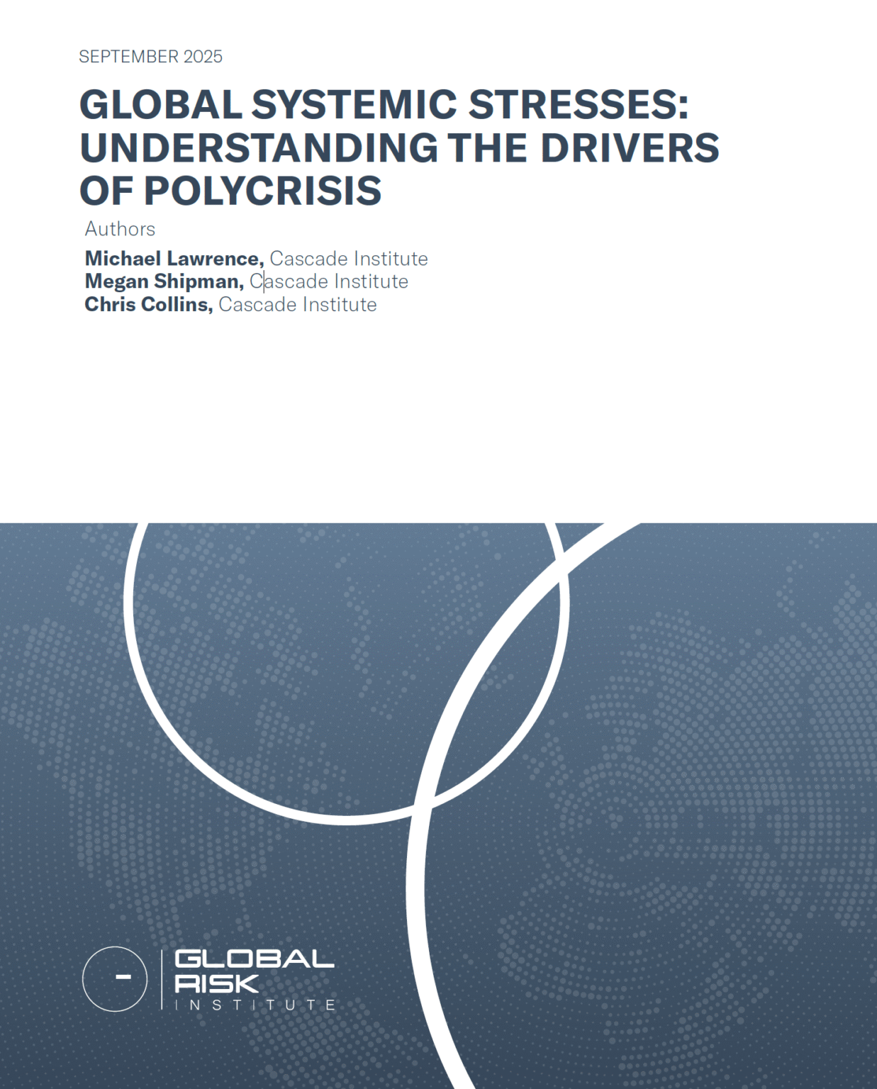Global Systemic Stresses: Understanding the drivers of polycrisis ...